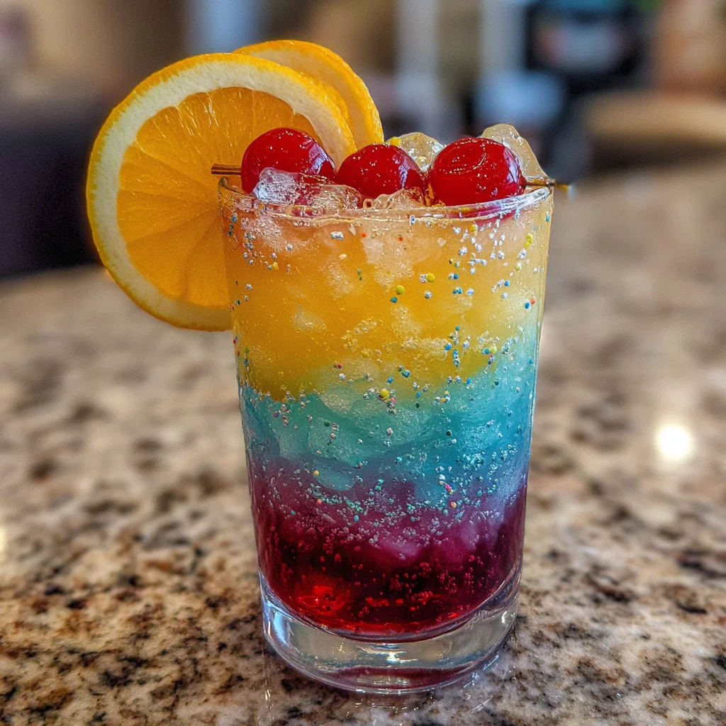 Rainbow Magic Cocktail Create a Stunning Drink Today! - Simply Quick Bites